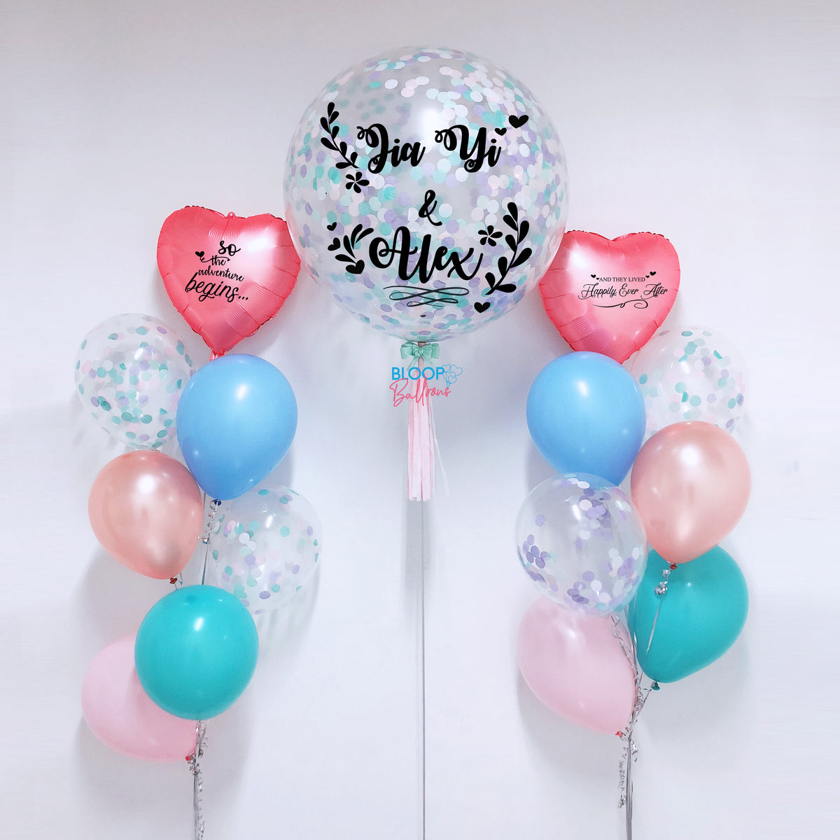 36'' Giant Wedding Latex Balloon With Personalization – Bloop Balloons
