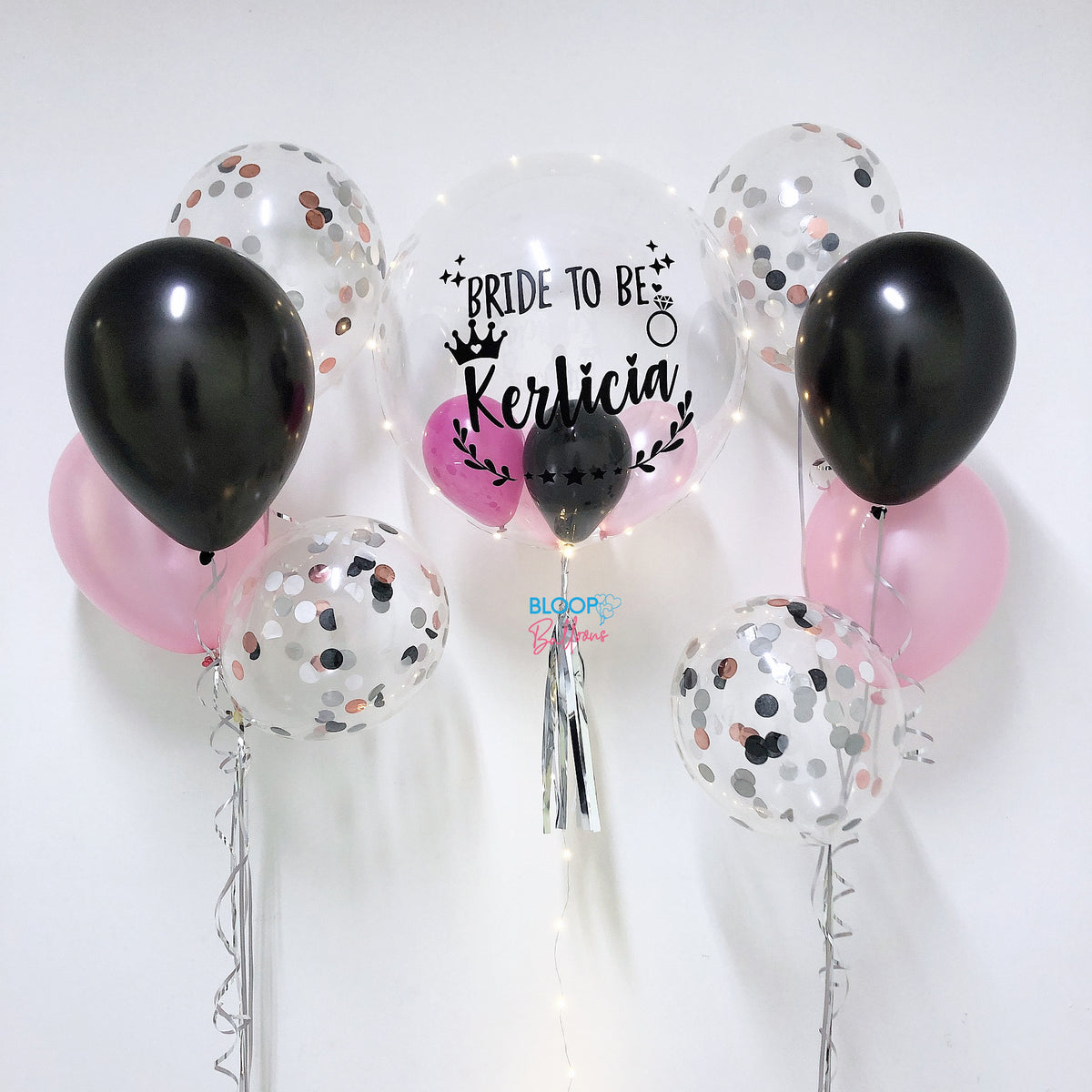 Bride-To-Be Personalized Bubble Balloon | Bloop Balloons Singapore