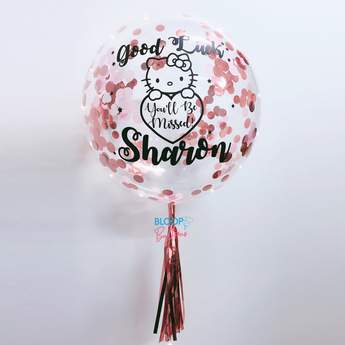 Farewell Confetti Bubble Balloon - Shop Helium Balloon Singapore ...