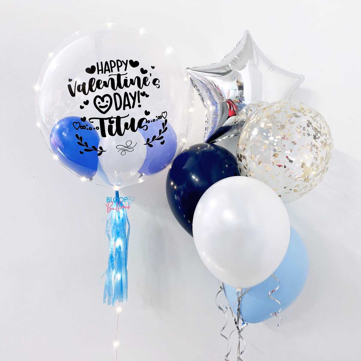 Valentine's Day Customized Balloon - Helium Balloon Delivery – Bloop ...