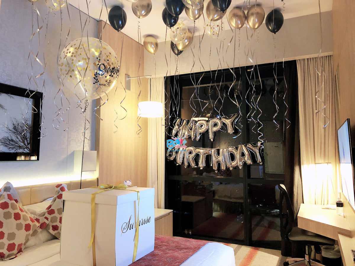 Surprise Hotel Room Decoration | Bloop Balloons Singapore
